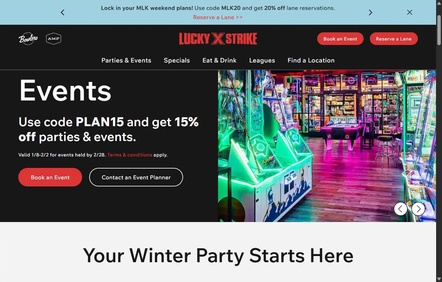 Lucky Strike Promo Codes - 15% Off (5 Verified) Jan 2026