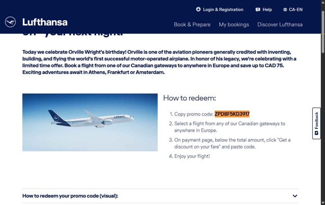 Lufthansa Promo Codes - $75 Off (2 Verified) Jul 2025