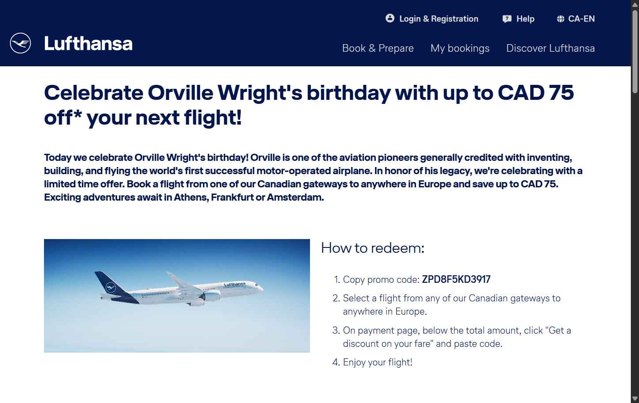 Lufthansa Promo Codes - $75 Off (2 Verified) Jul 2025