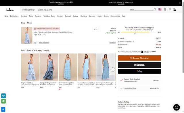 Lulus Promo Codes (9 Verified) - 20% Off Sitewide Jul 2025