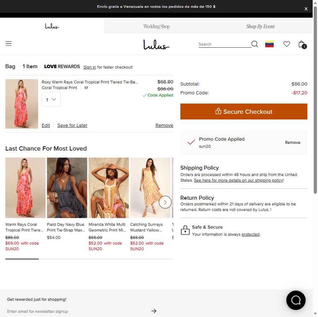 Lulus Promo Codes (14 Verified) - 20% Off Sitewide Aug 2025