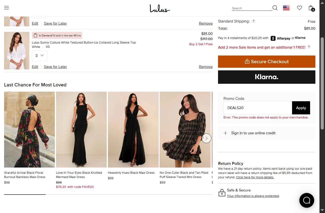 Lulus Promo Codes - 20% Off (24 Verified) Nov 2025