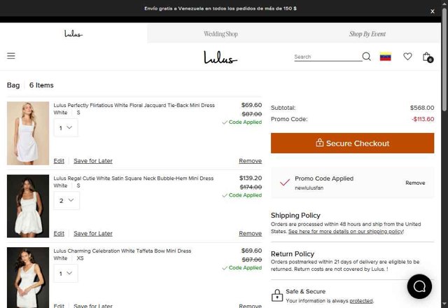 Lulus Promo Codes (9 Verified) - 20% Off Sitewide Jul 2025