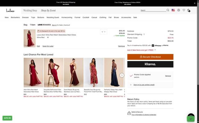 Lulus Promo Codes (9 Verified) - 20% Off Sitewide Sep 2025