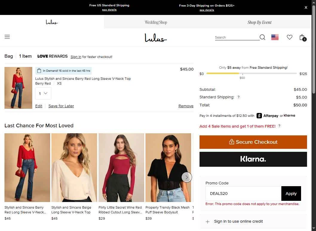 Lulus Promo Codes - 20% Off (5 Verified) Feb 2026