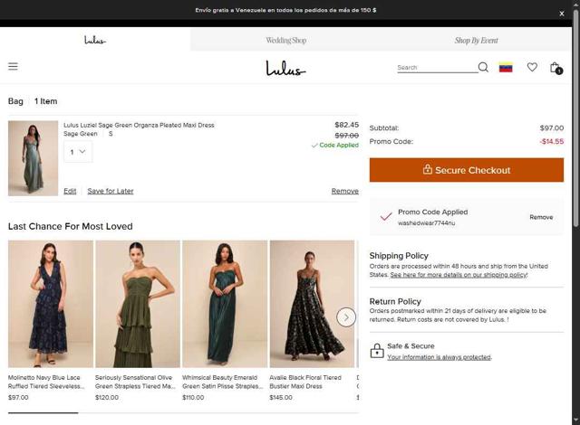 Lulus Promo Codes (14 Verified) - 20% Off Sitewide Sep 2025