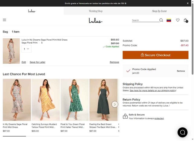 Lulus Promo Codes (9 Verified) - 20% Off Sitewide May 2025