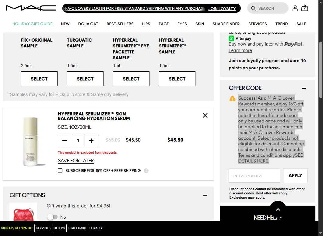 MAC Cosmetics Promo Codes - 15% Off (Verified) Oct 2025