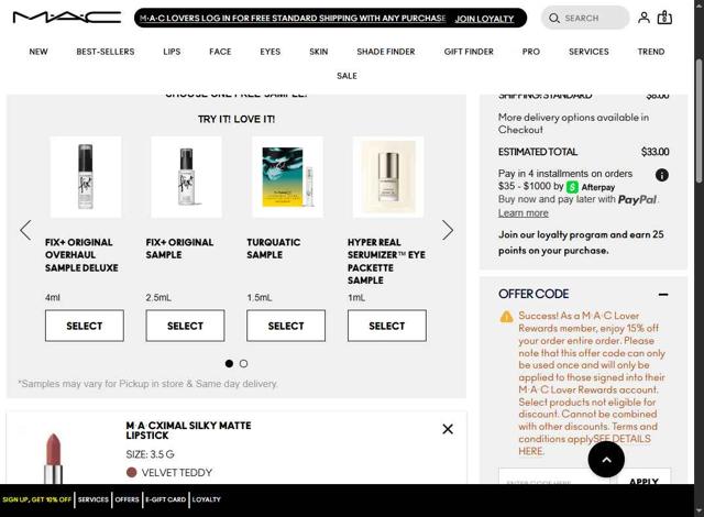 MAC Cosmetics Promo Codes - 15% Off (Verified) Sep 2025