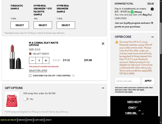 MAC Cosmetics Promo Codes - 15% Off (Verified) Sep 2025