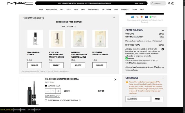 MAC Cosmetics Promo Codes - 15% Off (Verified) Aug 2025