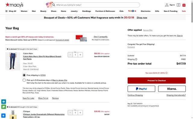 Macy's Promo Codes (4 Verified) - 35% Off w/Code May 2025