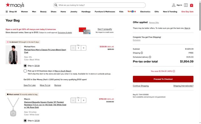 Macy's Promo Codes (5 Verified) - 35% Off w/Code May 2025