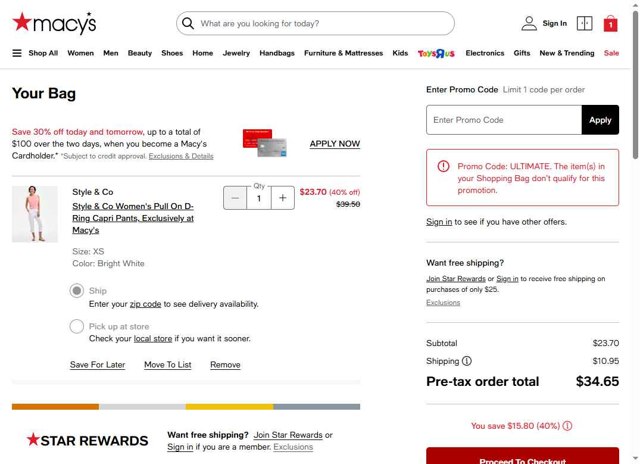Macy's Promo Codes (2 Verified) - 10% Off w/Code Jun 2025