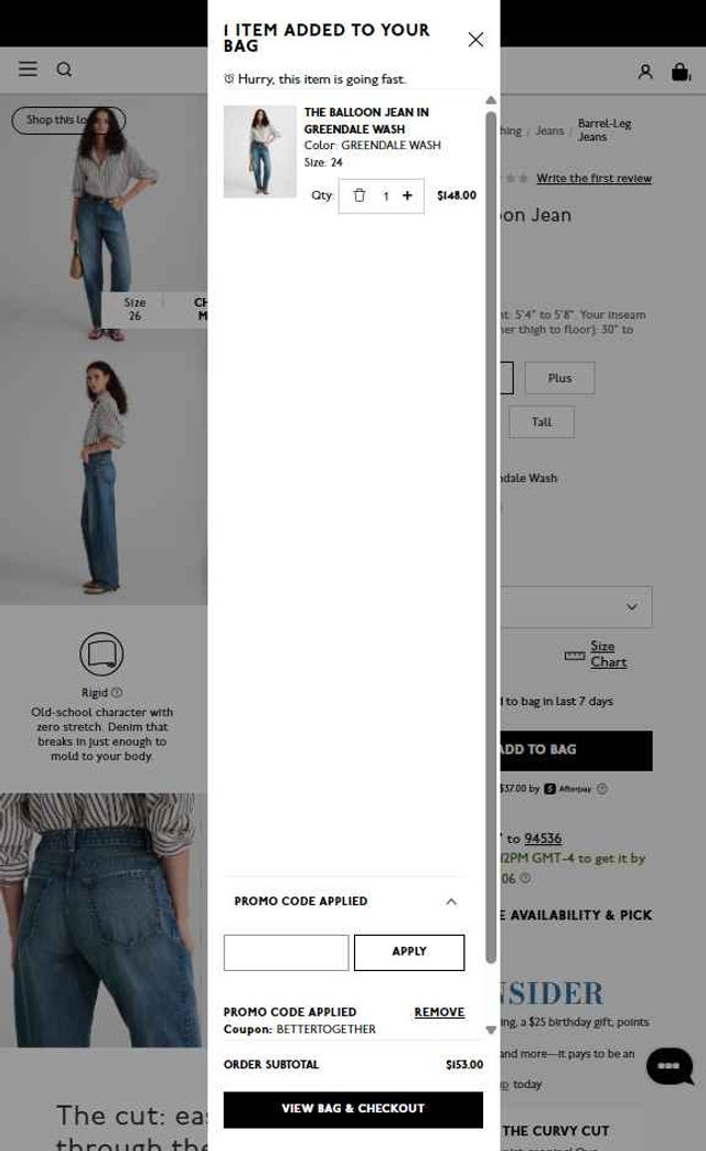 Madewell Discount Codes - $10 Off (5 Verified) Aug 2025