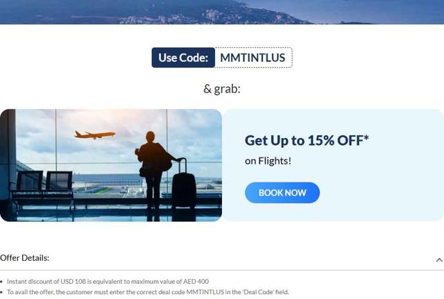 MakeMyTrip Promo Codes (20 Verified) - 25% Off Oct 2025