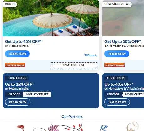 MakeMyTrip Promo Codes - 25% Off (22 Verified) Dec 2025