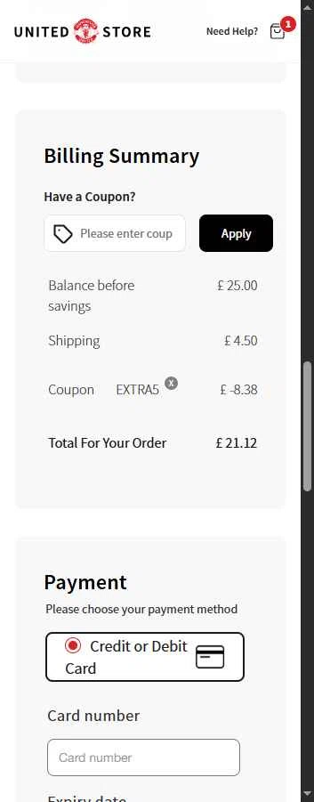 Manchester United Promo Codes - 10% Off Nov 2025