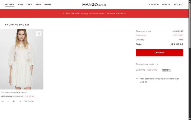 Mango Outlet Promo Codes - 10% Off (Verified) Jul 2025