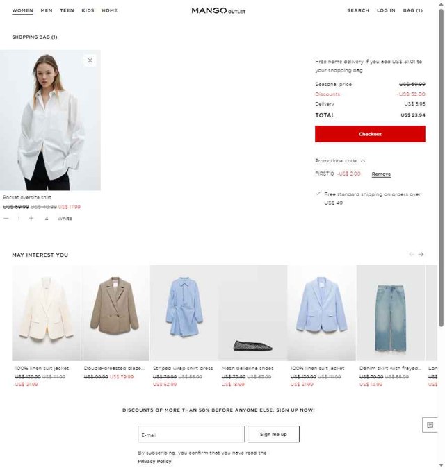 Mango Outlet Promo Codes - 10% Off (Verified) Sep 2025