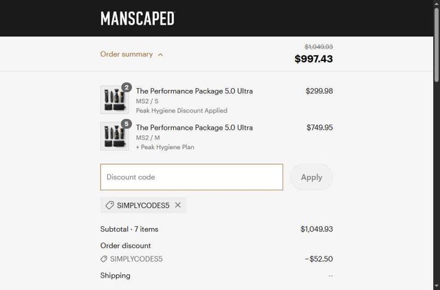 Manscaped Promo Codes (1 Verified) - 5% Off w/Code Jun 2025