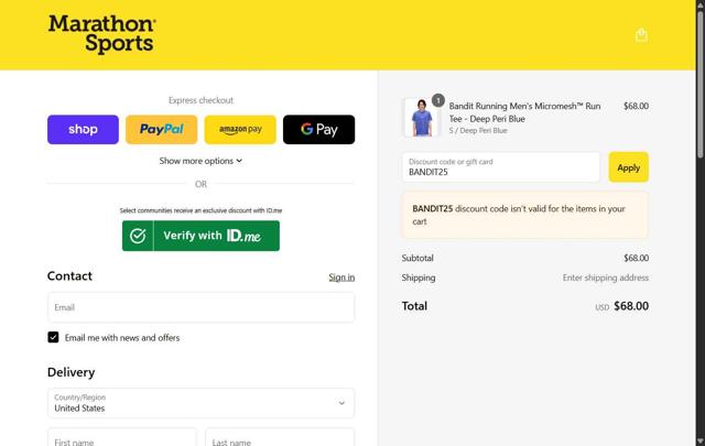 Marathon Sports Promo Codes - 25% Off Sep 2025