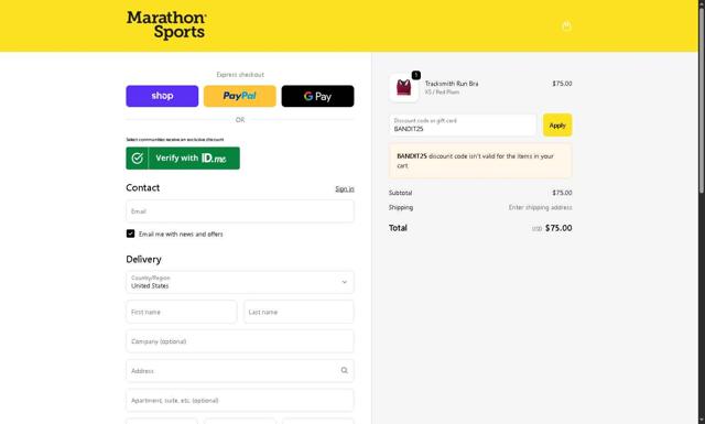 Marathon Sports Promo Codes - 25% Off Oct 2025