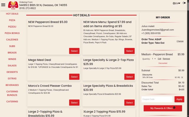 Marco's Pizza Promo Codes - 10% Off (Verified) Jul 2025