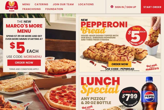 Marco's Pizza Coupon Codes (6 Verified) - $10 Off May 2025