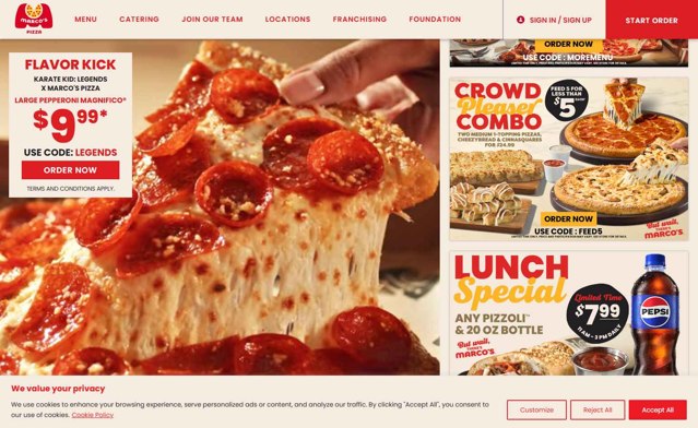 Marco's Pizza Promo Codes - 10% Off (Verified) Jul 2025