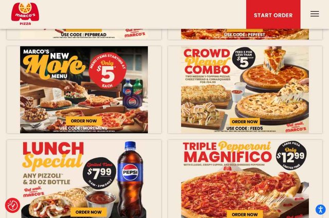 Marco's Pizza Coupon Codes (7 Verified) - $5 Off May 2025