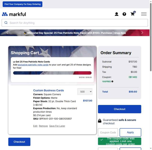Markful Discount Codes - 20% Off (4 Verified) Jun 2025