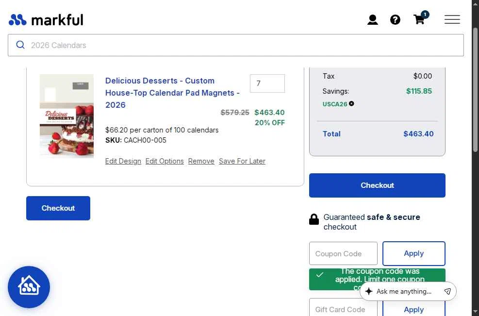 Markful Promo Codes - 20% Off (3 Verified) Mar 2026