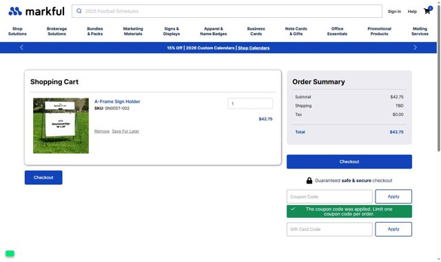 Markful Discount Codes - 20% Off (3 Verified) Sep 2025