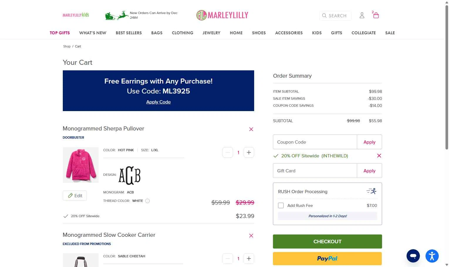 Marleylilly Promo Codes - 20% Off (6 Verified) Dec 2025