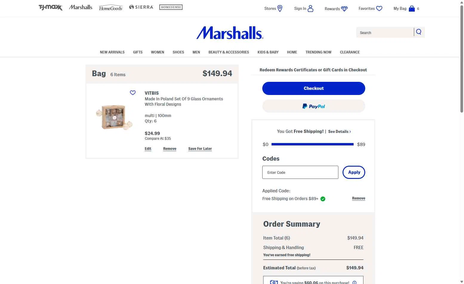 Marshalls Sitewide Coupons & Discounts January 2026
