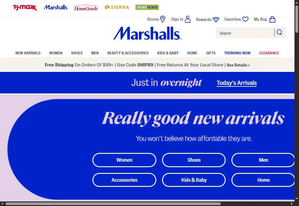 Marshalls Sitewide Coupons & Discounts January 2026
