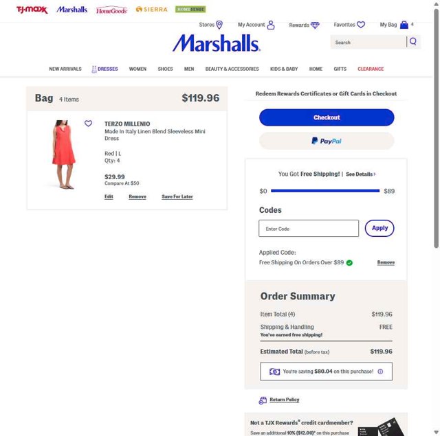 Marshalls Coupon Codes (6 Verified) - 20% Off Apr 2025