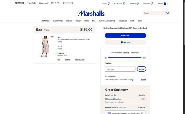 Marshalls Promo Codes (1 Verified) + Free Ship Jul 2025