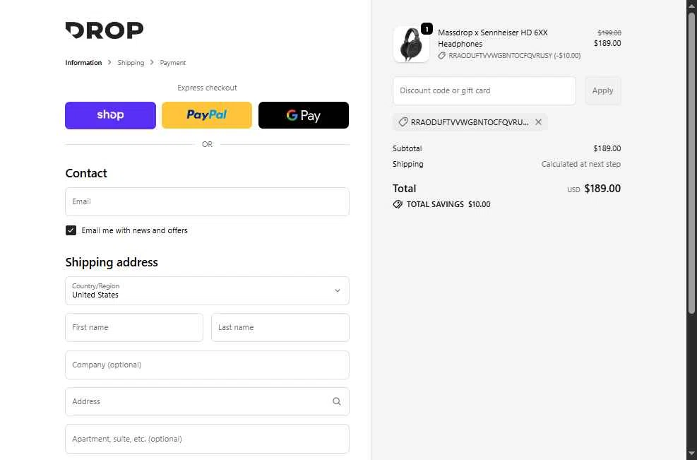 Drop Promo Codes - $10 Off (6 Verified) Dec 2025