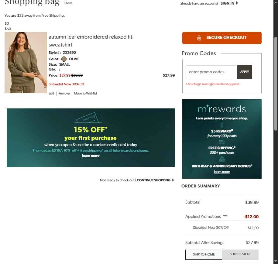 Maurices Promo Codes - 20% Off Coupons Oct 2025