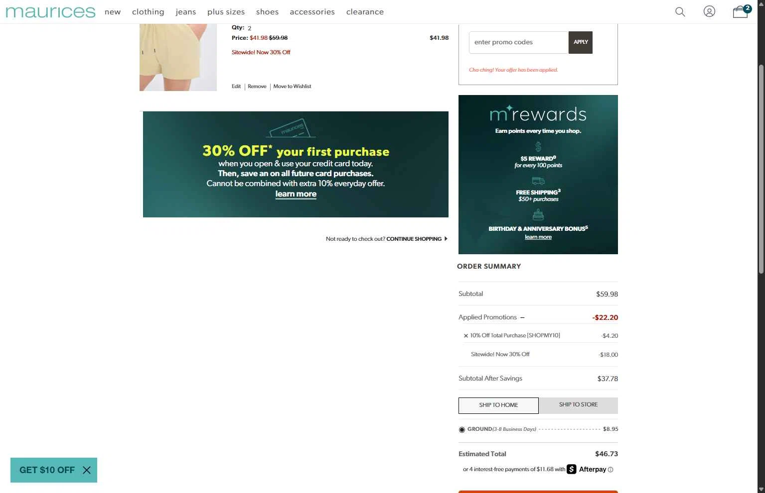 Maurices Promo Codes - 75% Off (+3 Codes) May 2026