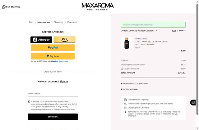 MaxAroma Promo Codes (19 Verified) - 20% Off w/Code Sep 2025