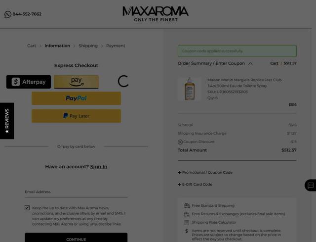 MaxAroma Promo Codes (22 Verified) - 10% Off w/Code Sep 2025