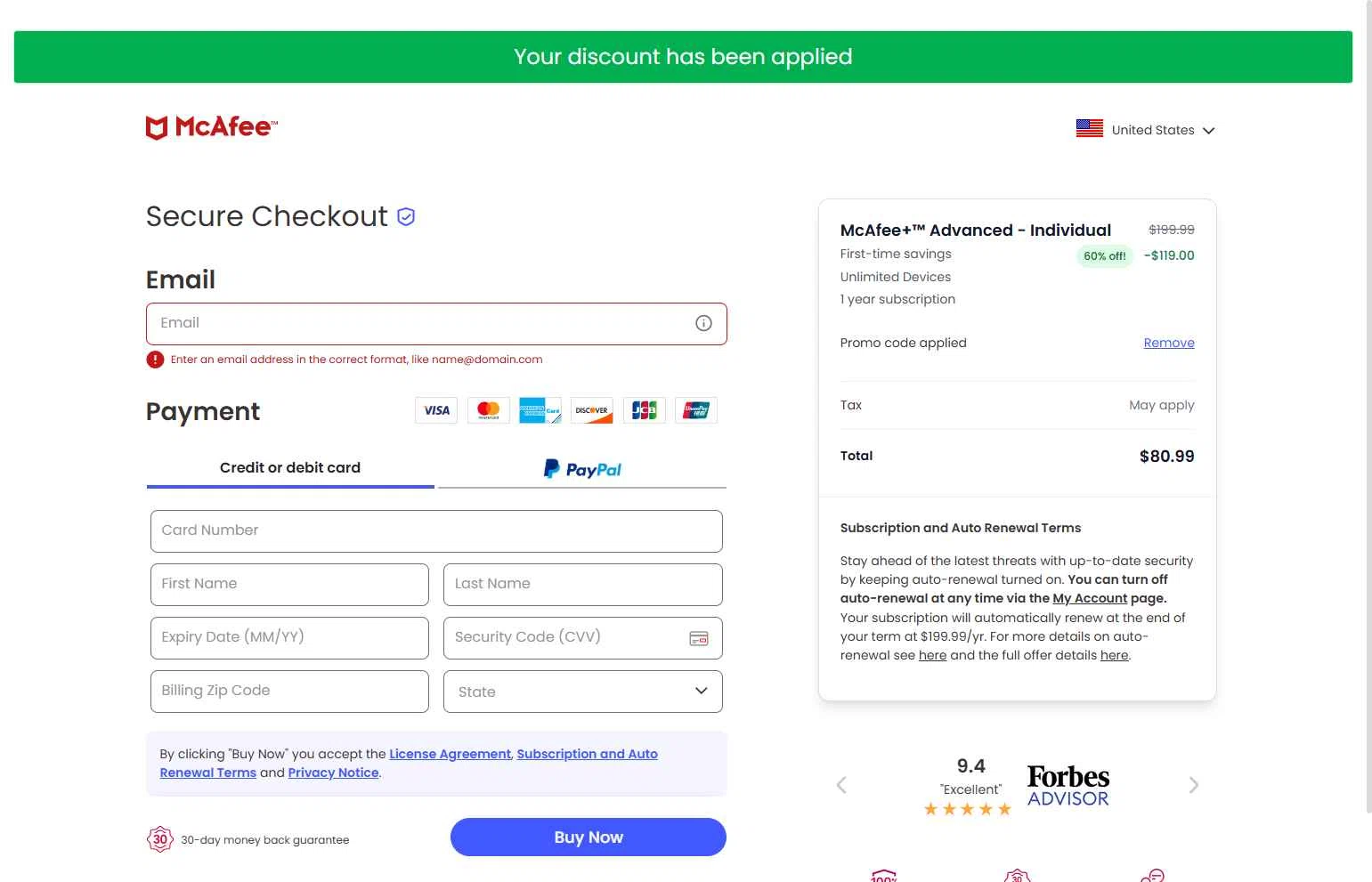 McAfee Promo Codes - 10% Off (2 Verified) Apr 2026