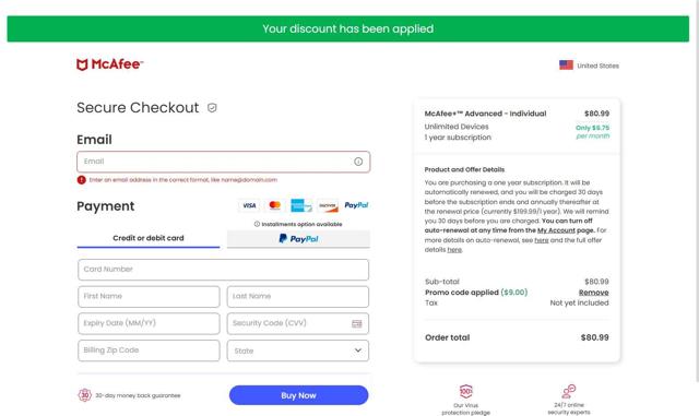 McAfee Discount Codes - 10% Off (2 Verified) Oct 2025