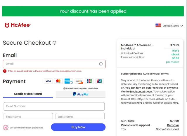 McAfee Discount Codes - 10% Off (2 Verified) Oct 2025
