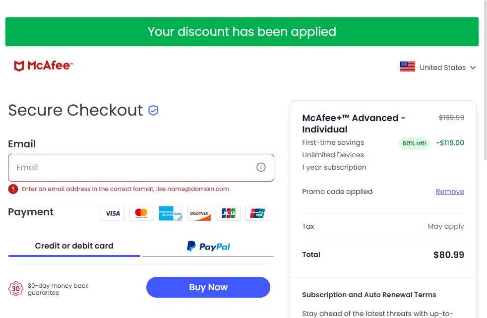 McAfee Promo Codes - 10% Off (2 Verified) Apr 2026