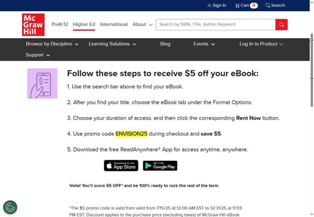 McGraw Hill Promo Codes - $5 Off (1 Verified) Oct 2025