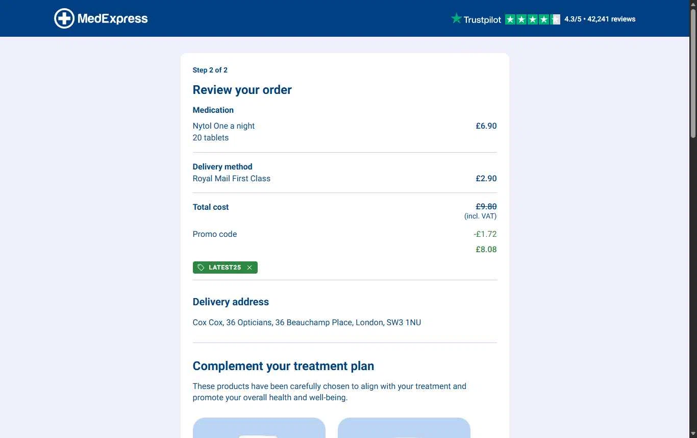 MedExpress UK Promo Codes - 15% Off (2 Verified) Jan 2026